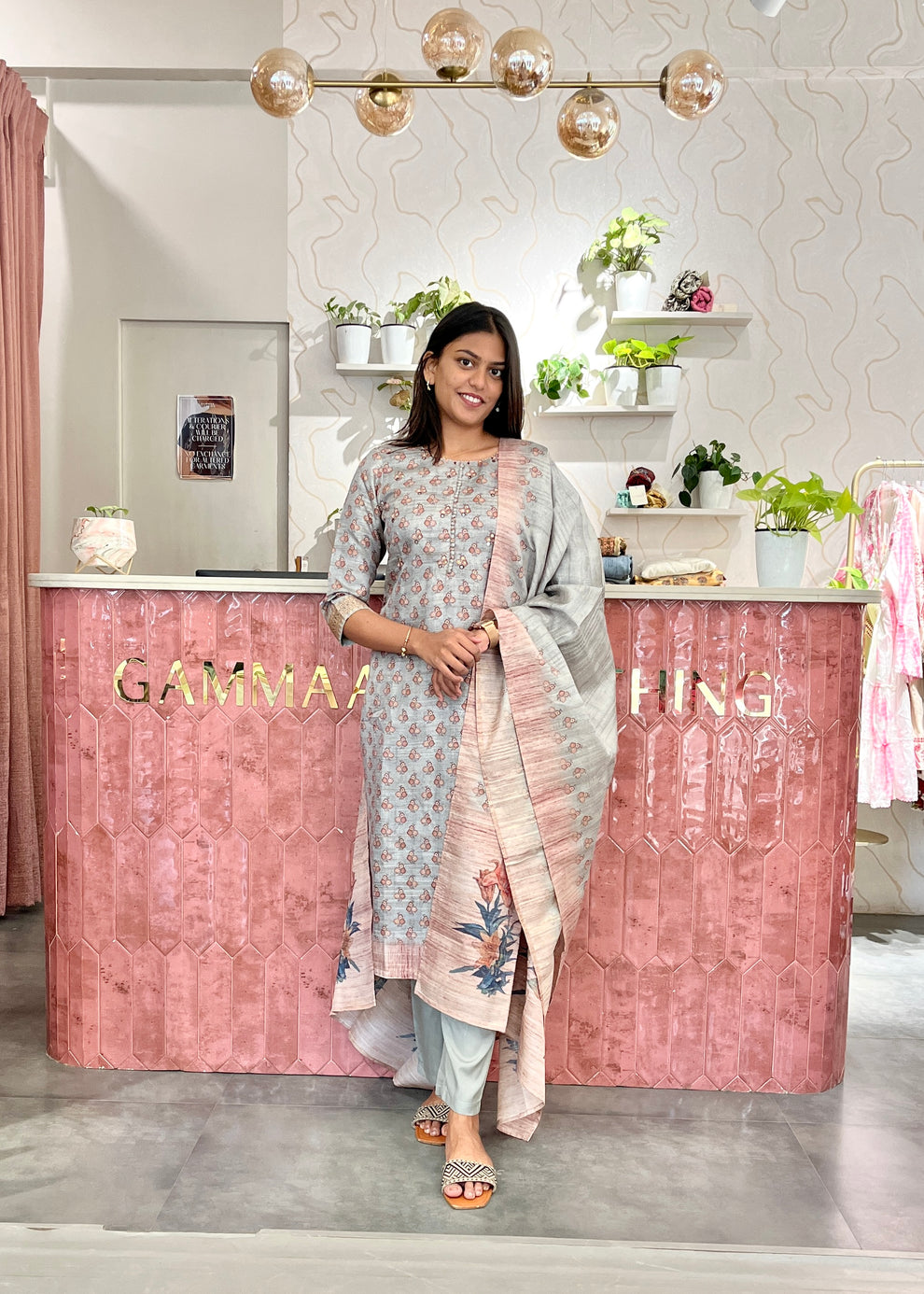 Tussar Suit Set – Gammaa Clothing